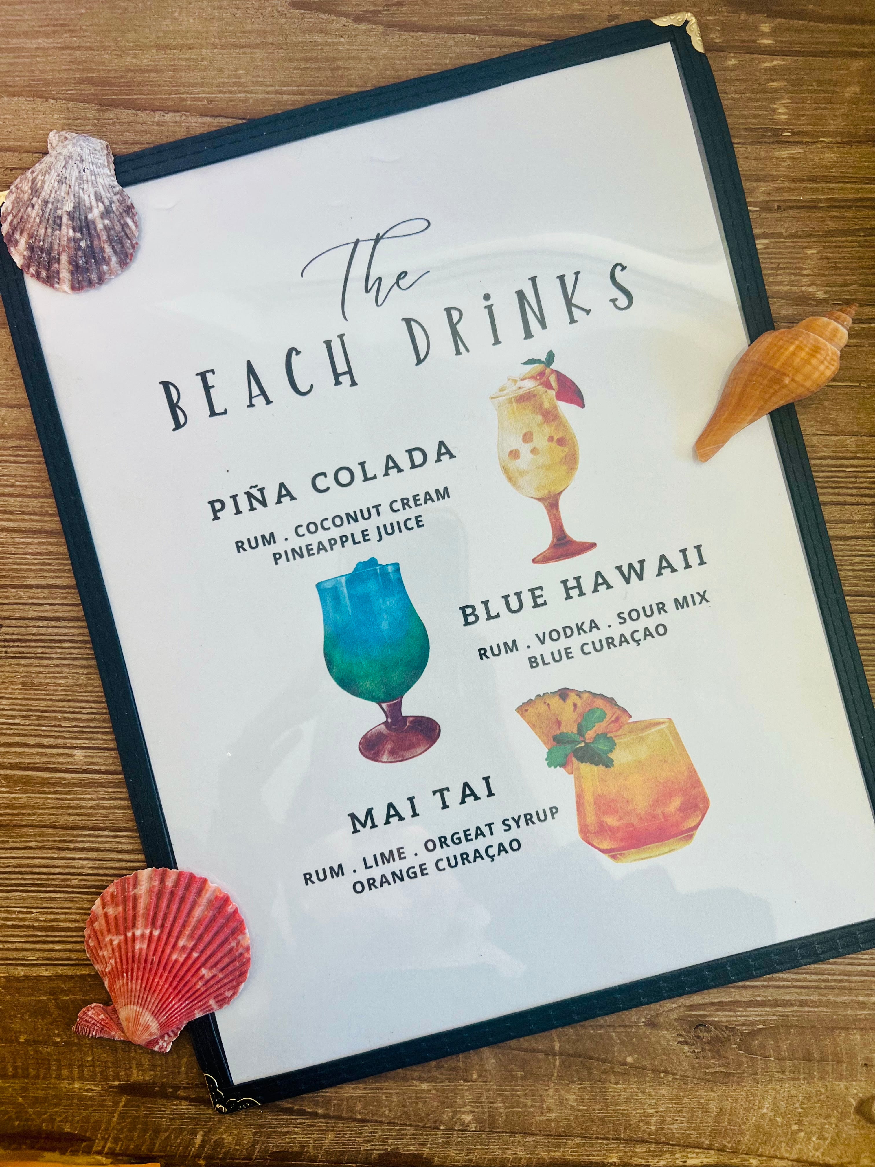 Location Cocktail Menus – Boozy Boards by Morgan